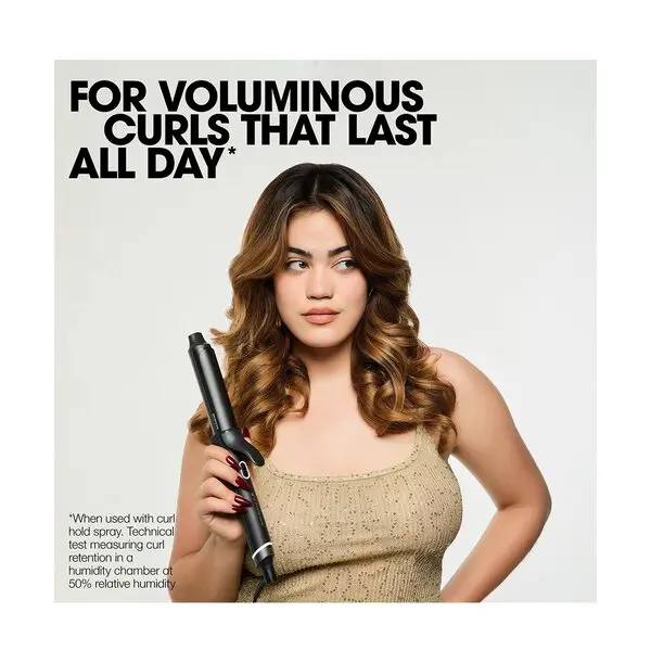 GHD Chronos Curve Grand Curling Iron 1.25" - Black