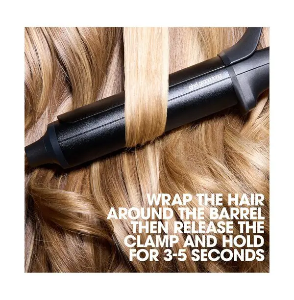 GHD Chronos Curve Grand Curling Iron 1.25" - Black