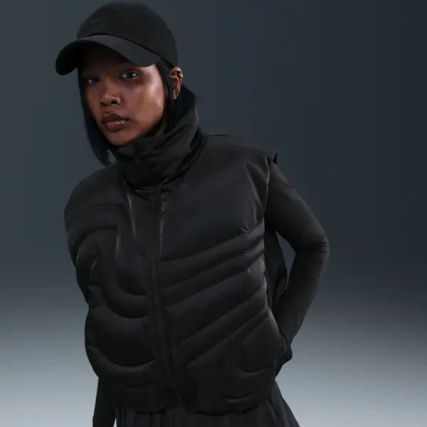 Nike Sportswear Swoosh Series Oversized Down Vest - Black