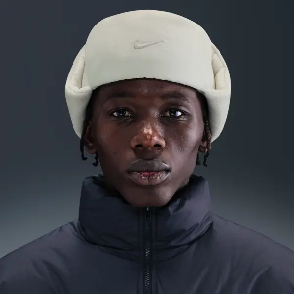 Nike Fly Unstructured Puffer Trapper Cap - Grey