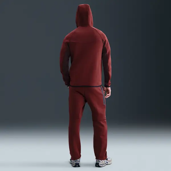 Nike Tech Open-hem Fleece Pants - Red