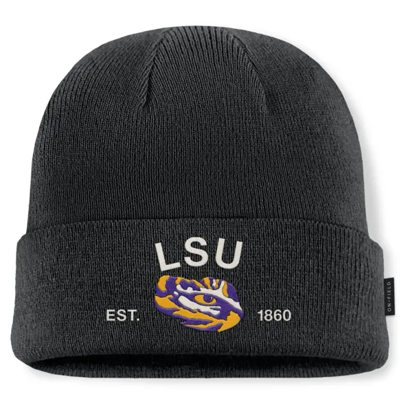 Nike Lsu 2025 Military Appreciation College Cuffed Beanie - Black