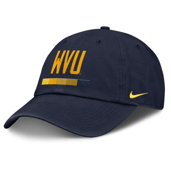 Nike West Virginia Primetime Campus Club College Adjustable Hat - Blue