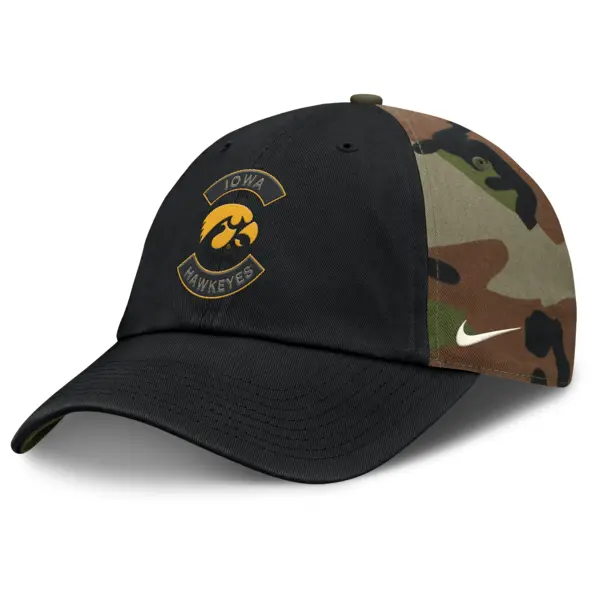 Nike Iowa 2025 Military Appreciation Club College Hat - Green