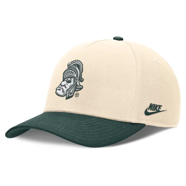 Nike Michigan State Primetime Rise Academic Adjustable Hat - Brown