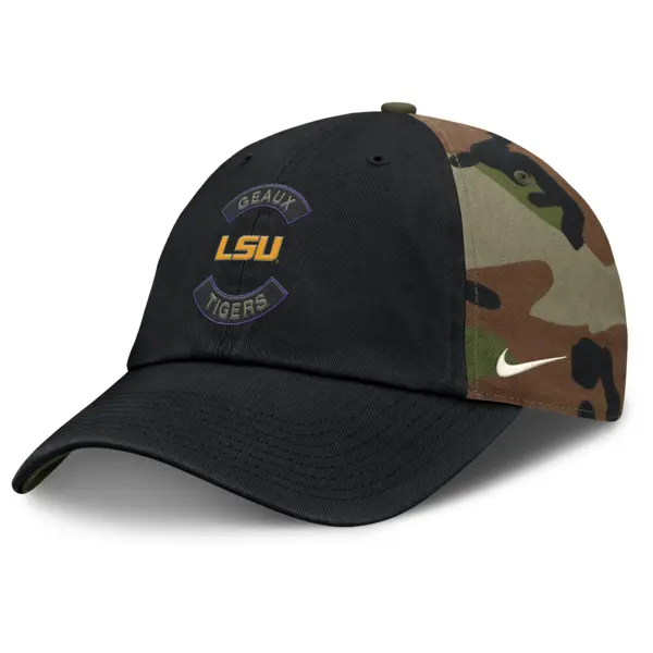 Nike Lsu 2025 Military Appreciation Club College Adjustable Cap - Green
