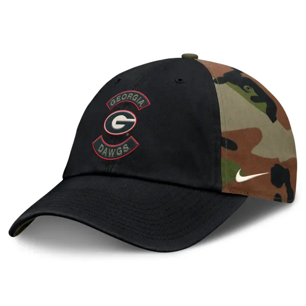 Nike Georgia 2025 Military Appreciation Club College Adjustable Cap - Green