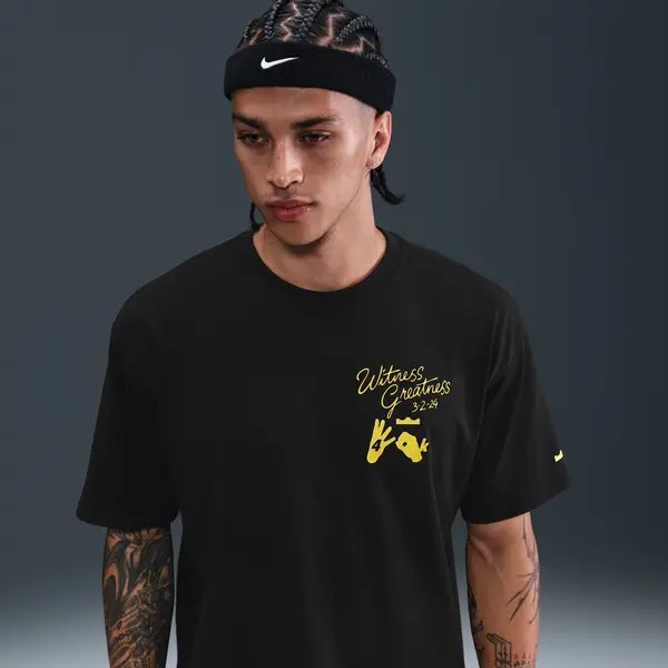 Nike Lebron "uncharted" Max90 Basketball T-shirt - Black