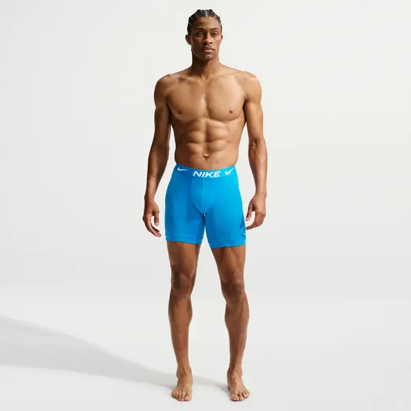 Nike Essential Micro Dri-fit Long Boxer Briefs - Blue