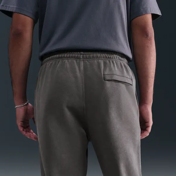Nike Sportswear Club Washed Cuffed Fleece Pants - Grey