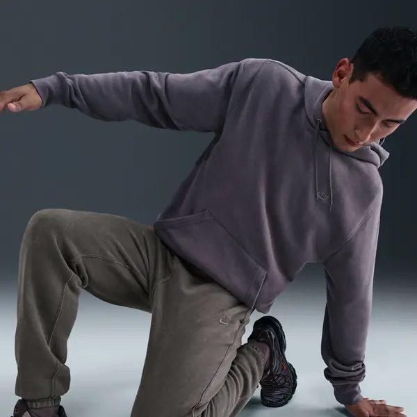 Nike Sportswear Club Washed Cuffed Fleece Pants - Grey