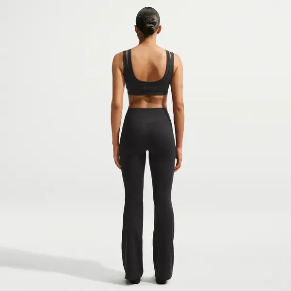 Nike Skims Matte Double-strap Scoop Bra - Black