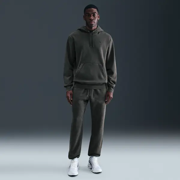 Nike Sportswear Club Washed Cuffed Fleece Pants - Grey