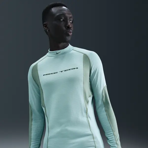 Nike Tech Base Layer Long Sleeve Top - Green