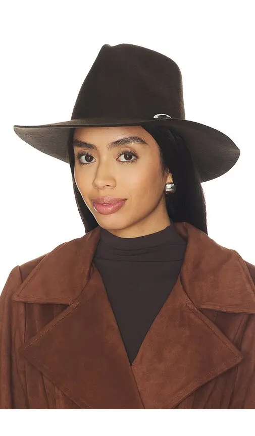 Janessa Leoné Kiko Fedora Hat - Olive