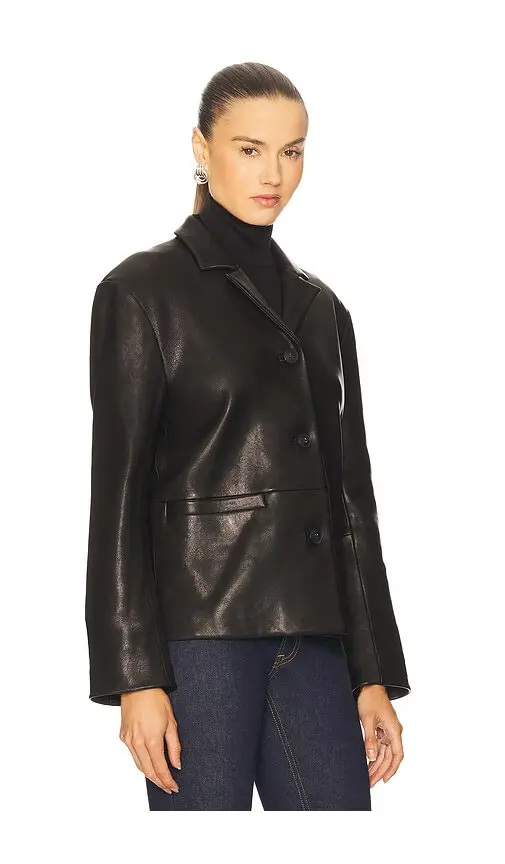 GRLFRND Marlo Leather Blazer