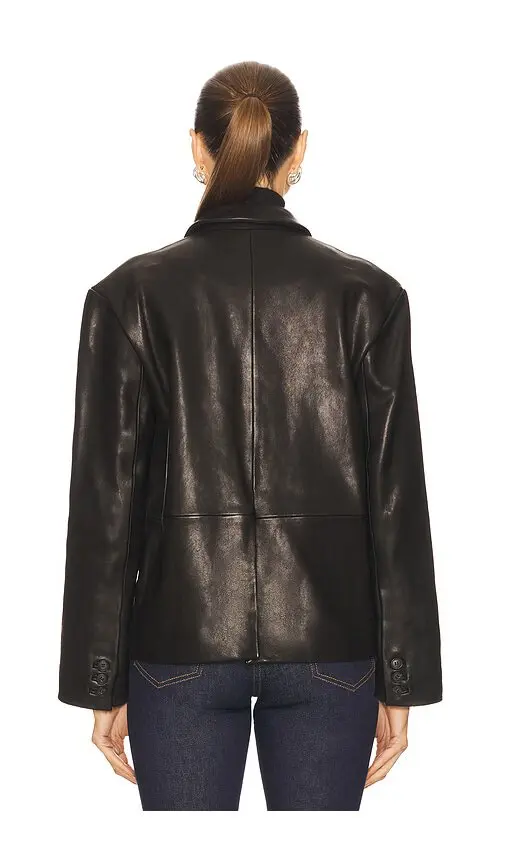 GRLFRND Marlo Leather Blazer