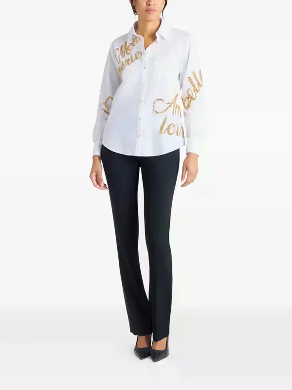 Cinq À Sept Loveletter Embellished Blouse - White