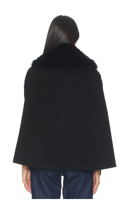L'Agence Chana Faux Fur Cape