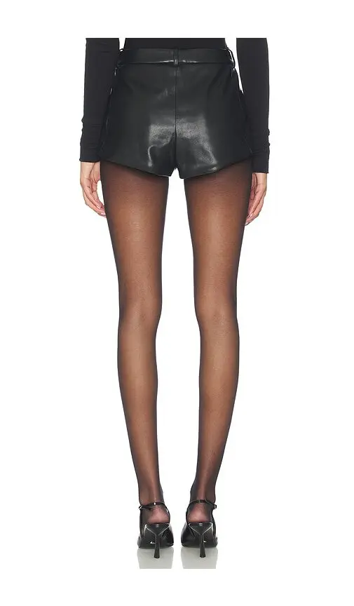 LOVERS AND FRIENDS Delaney Faux Leather Micro Short