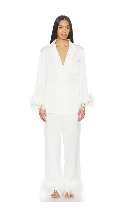 HOMEBODII Seraphina Feather Lounge Set - White