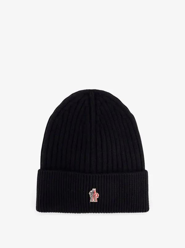 Moncler Virgin Wool Hat - Black
