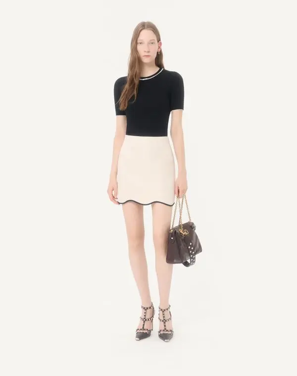 Valentino Garavani Wool Jumper - Black/ivory