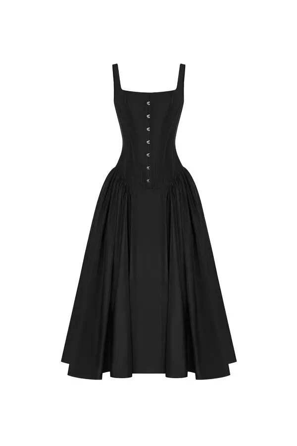 MILLA Corset Midi Dress