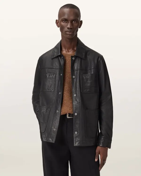 ALLSAINTS Saxon Leather Jacket