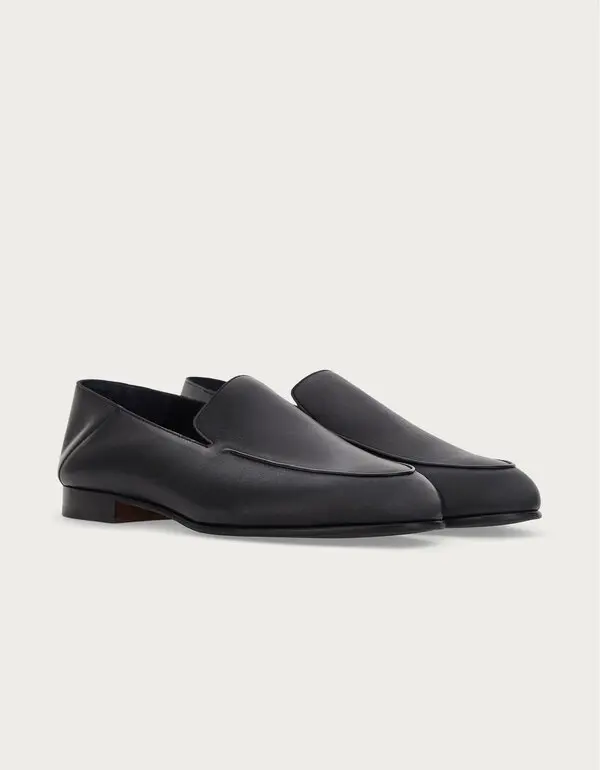 Canali Sheepskin Leather Loafer