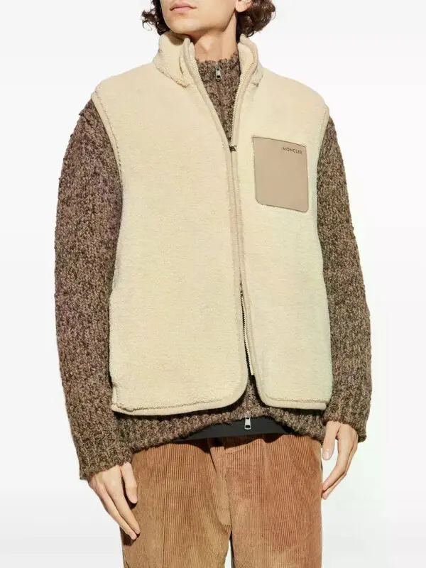 Moncler Zip-up Patch-pocket Gilet