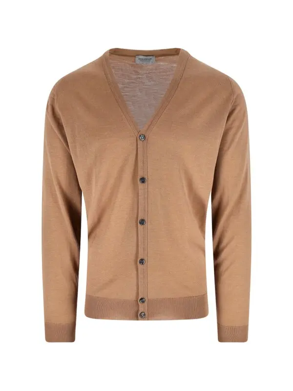 John Smedley Petworth Cardigan - Brown