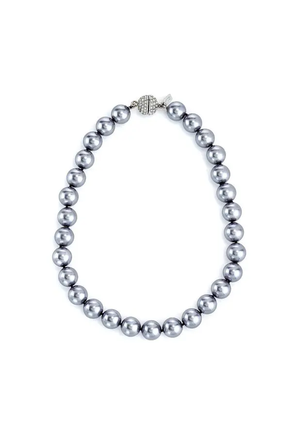 KENNETH JAY LANE Pearl Necklace - Grey
