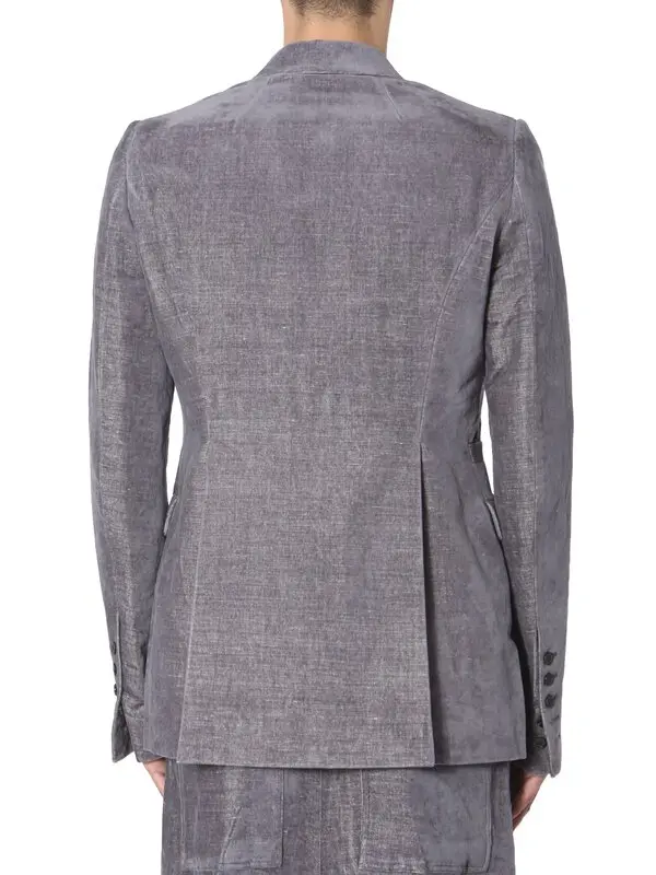 Rick Owens Single-breasted Jacket - Grey