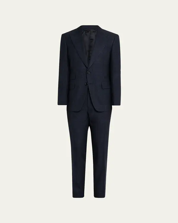 TOM FORD Check Single-breasted Suit