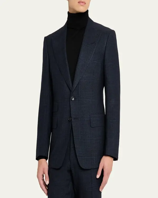 TOM FORD Check Single-breasted Suit