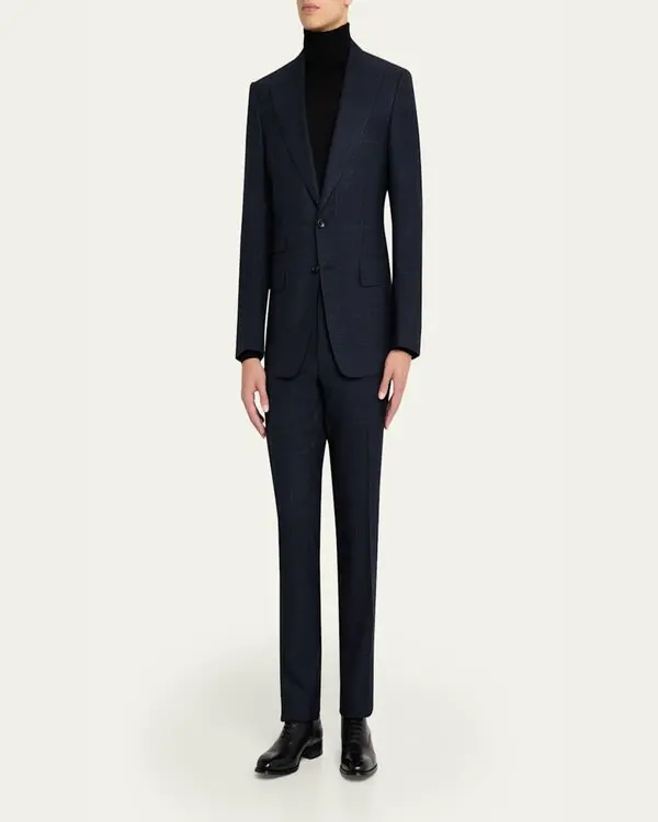 TOM FORD Check Single-breasted Suit