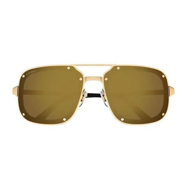 CARTIER Santos De Sunglasses - Gold