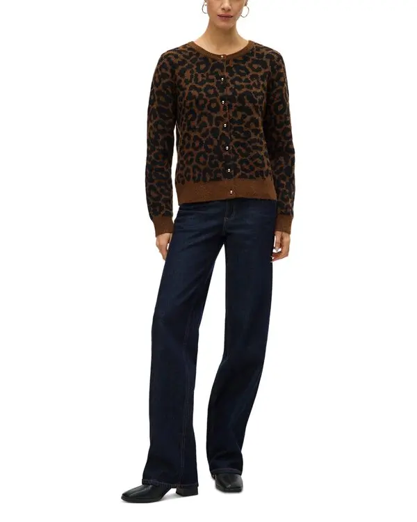 Vero Moda Leopard Print Cardigan