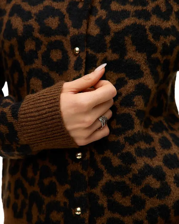 Vero Moda Leopard Print Cardigan