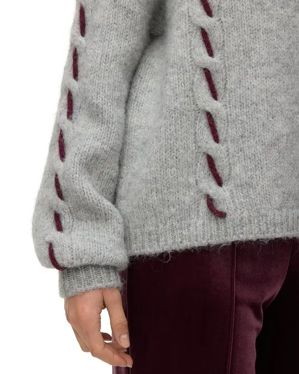 Vero Moda Long Sleeve Handstitch Pullover Sweater