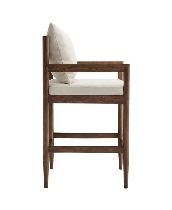 MODWAY Remington Wood Counter Stool - Salt