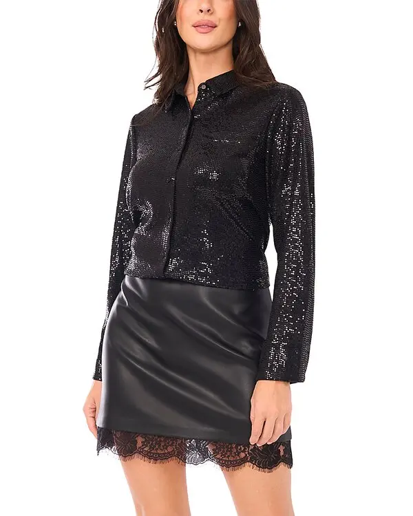 Vince Camuto Sequined Shirt