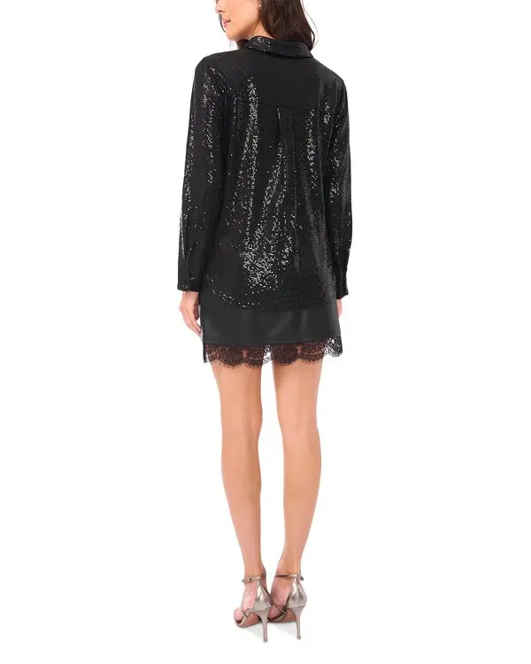 Vince Camuto Sequined Shirt