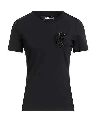 Just Cavalli Cotton-elastane T-shirt - Black
