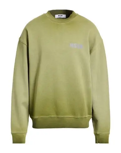 MSGM Cotton Sweatshirt - Military Green