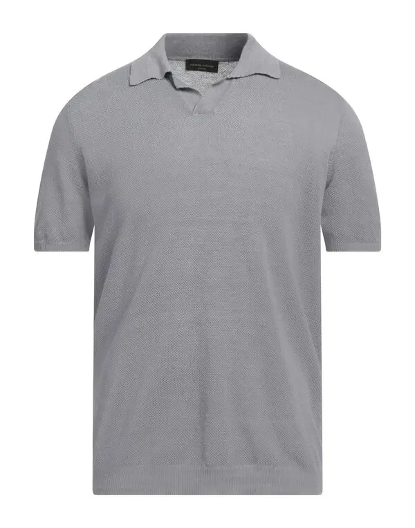ROBERTO COLLINA Linen Knit Polo Shirt
