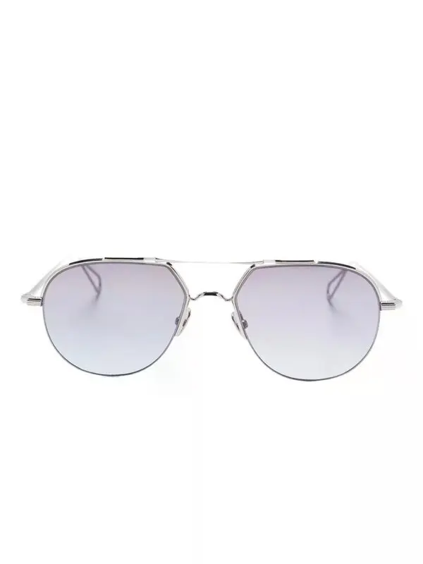 AHLEM Archives Navigator-frame Sunglasses - Silver