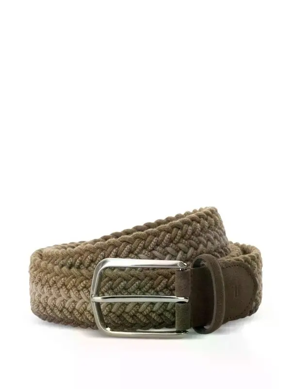 Boggi Milano Woven Elasticated Belt - Neutrals