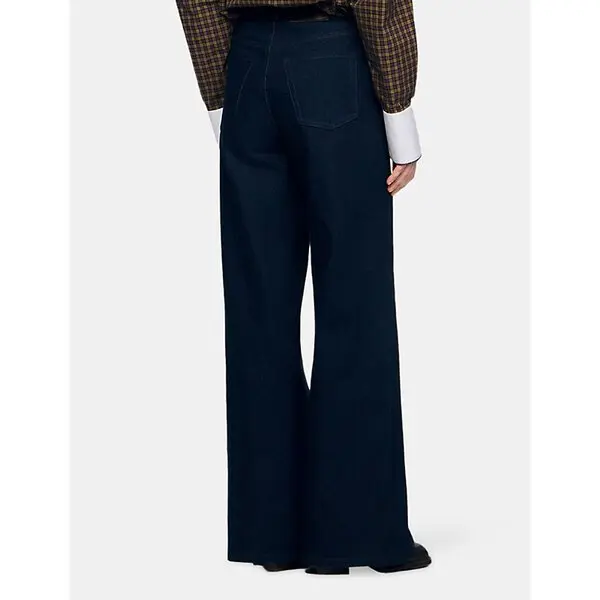 Sandro Wide-leg Mid-rise Jeans